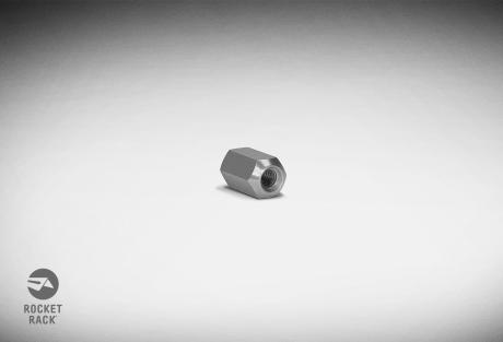 Rod Coupling Nut Single Bevel 3/8-16 Heavy Hex 11/16 Inch x 1-1/8 Inch ...