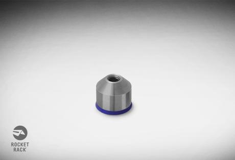 Tapered Spacer Food Grade 304 Dual Threaded 3/8-16 and 1/4-20 1 Inch Long | Rocket Rack