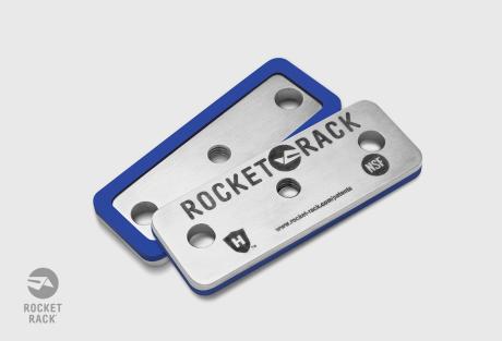 Rocket Plate Food Grade 2 Inches from Wall Assembly 1/4 Inch x 1-1/2 Inch x 4 Inch 304 Plate ...